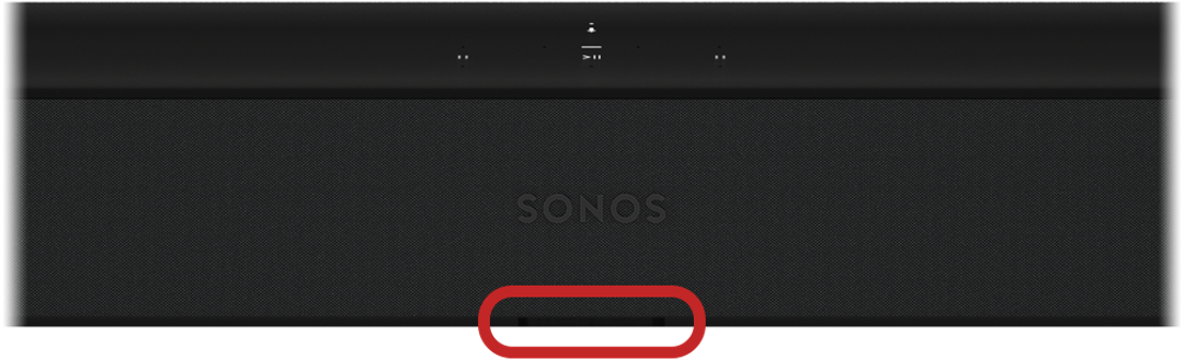 IR sensor location on Sonos home theater products | Sonos