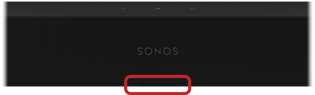 IR sensor location on Sonos home theater products | Sonos