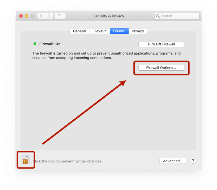 Configuring macOS Firewall | Sonos